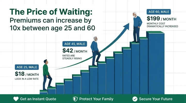 Term Life Insurance Rates by Age Chart 2026 Guide